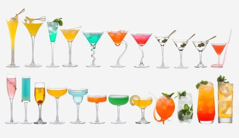 Types of Cocktail Glasses: Guide to Choosing Glassware - Elevenglass ...
